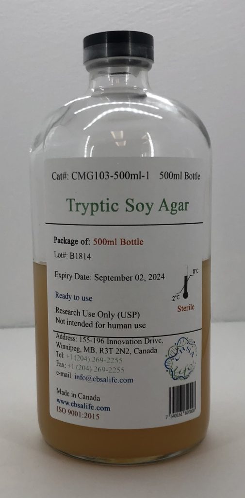 Tryptic Soy Agar (TSA) | CBSAlife