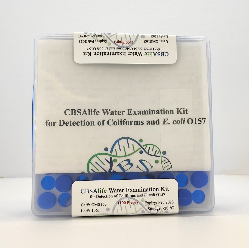 CBSAlife Water Examination Kit for Detection of Coliforms and E. coli O157 | CBSAlife