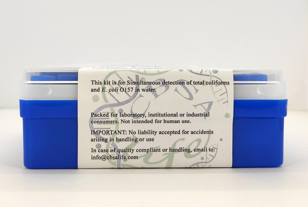 CBSAlife Water Examination Kit for Detection of Coliforms and E. coli ...