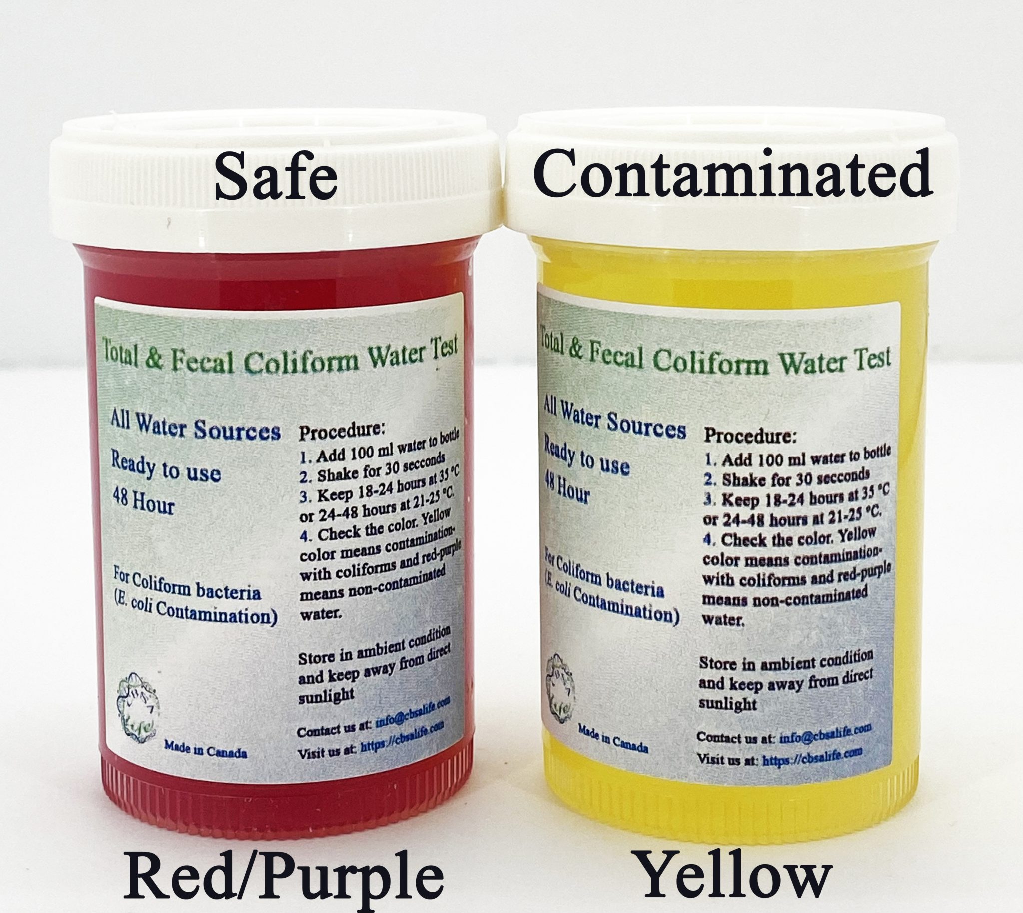 CBSAlife Easy Water Coliforms Test | CBSAlife